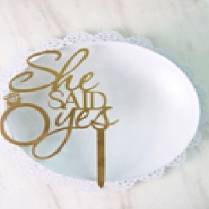 She Said Yes – Pastel Cakes Dubai